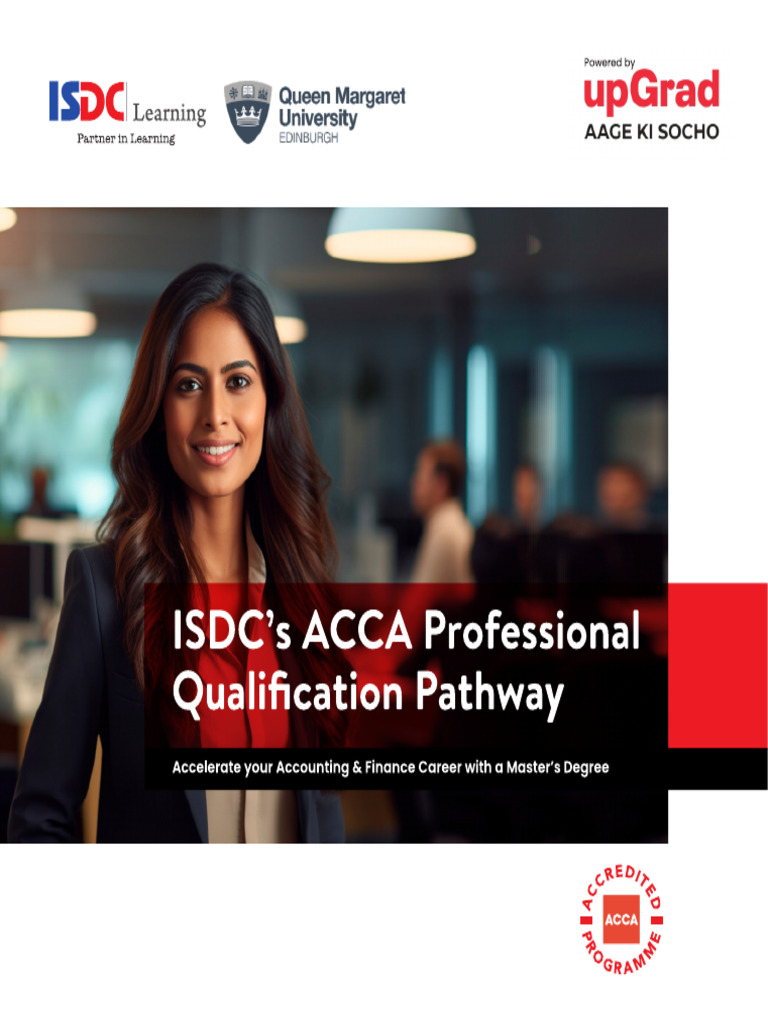 MBA ACCA Brochure | PDF