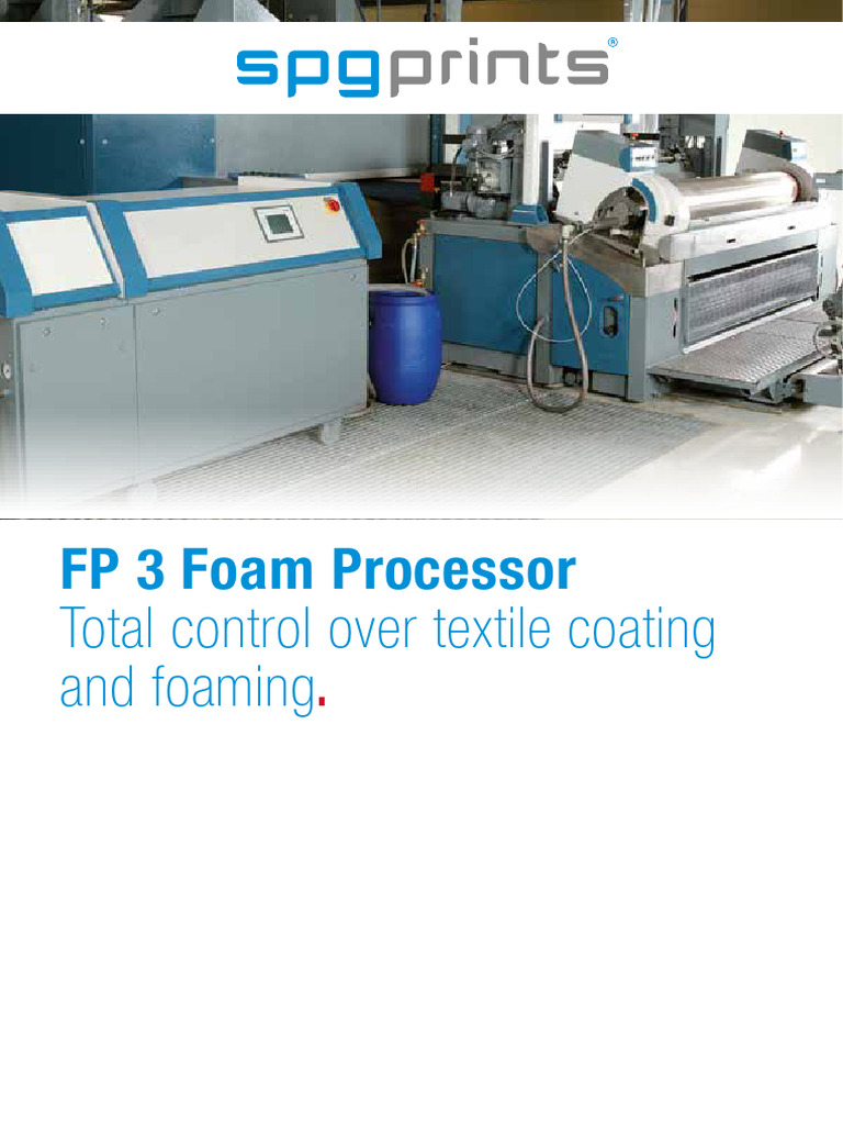 SPGPrints FP-3-Foam-processor Leaflet 2018 Digital | PDF