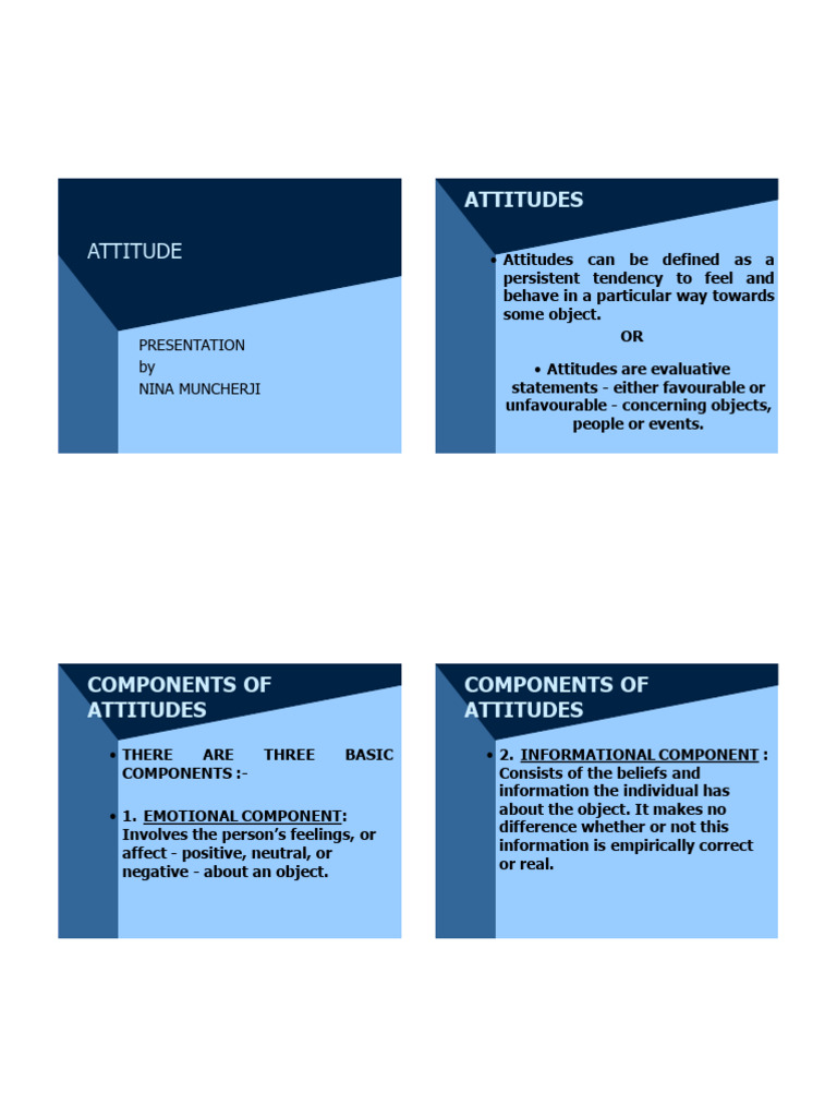 OB Nina - Attitudes - 2024 | PDF