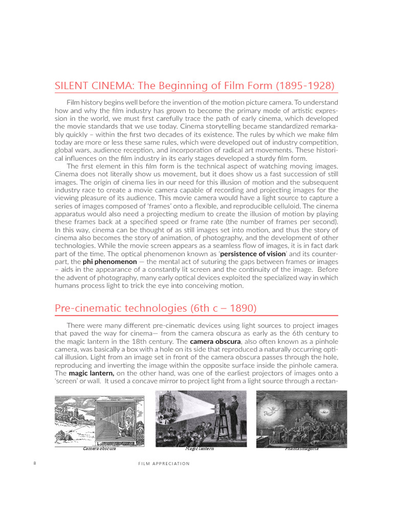 Beginning of Cinematography | PDF