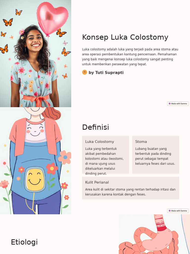 Konsep Luka Colostomy | PDF