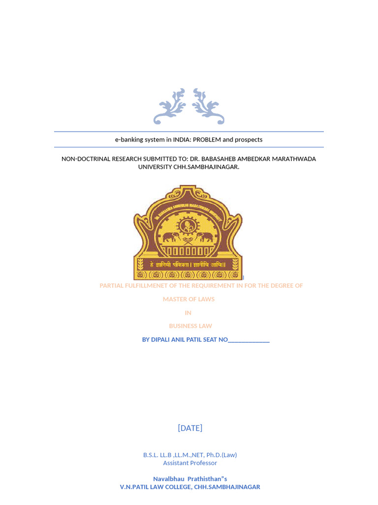LLM Non Doctrinal (Dipali) New | PDF