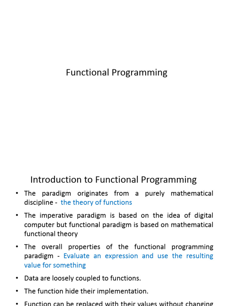 Introduction to Functional Programming - Scheme | PDF