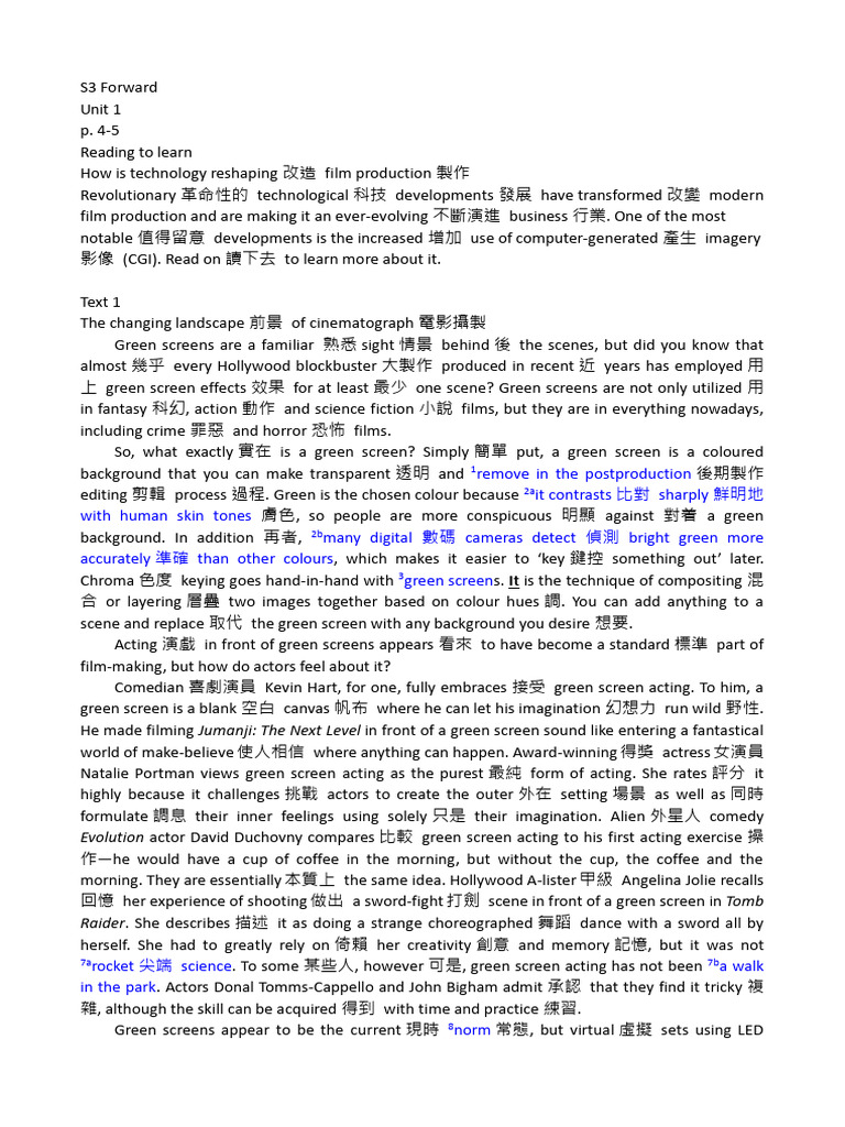 Unit 1 Text 1 | PDF | Games & Activities