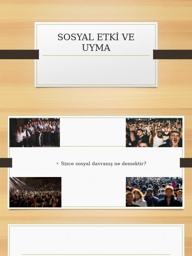 3-4. Sosyal Etki̇ Ve Uyma | PDF