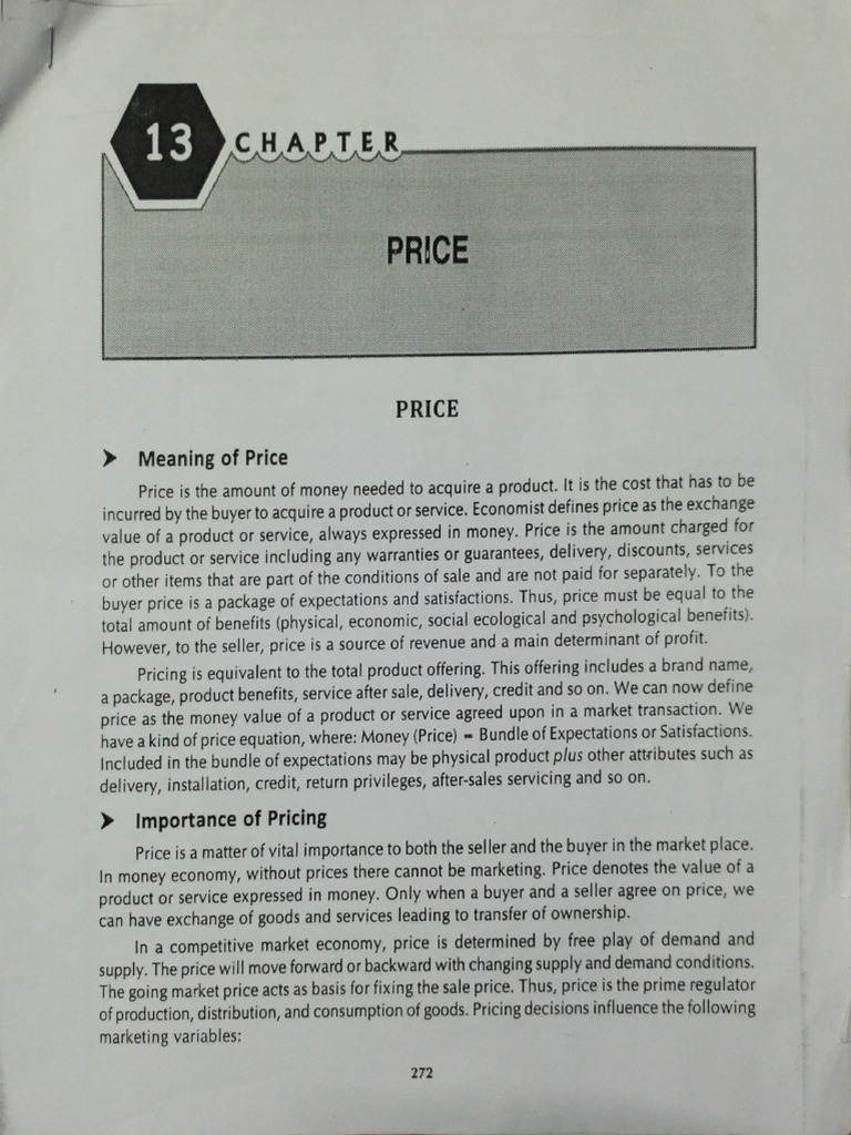 Principles of Marketing PRICE | PDF