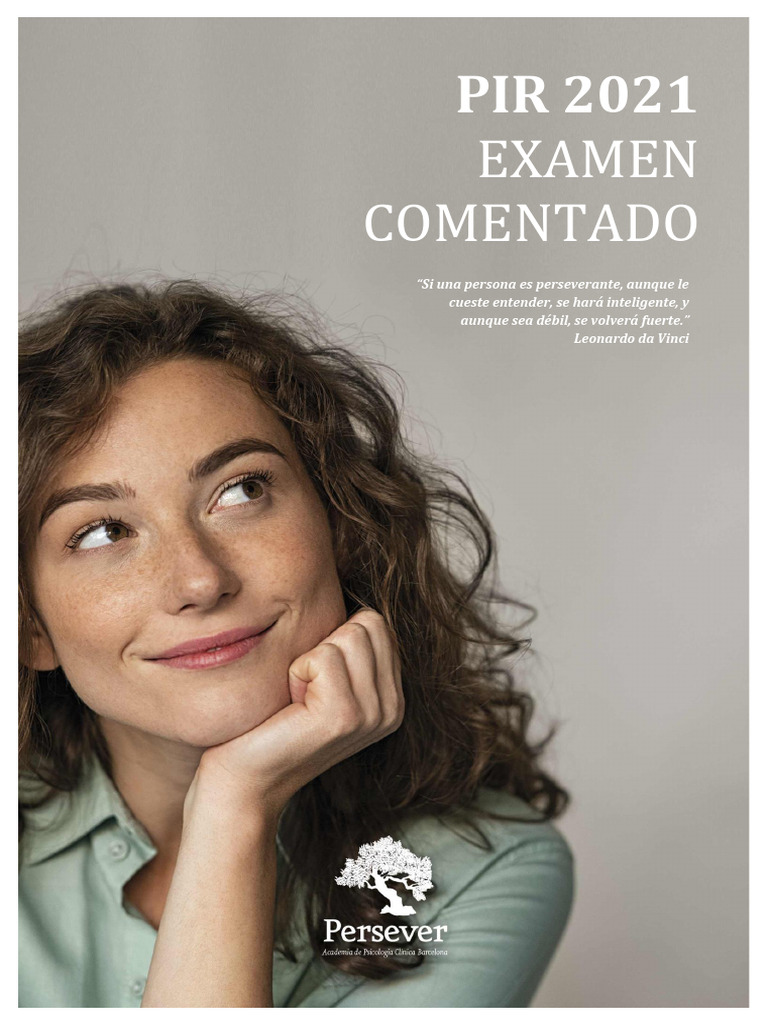 Examen PIR 2021 Comentado | PDF