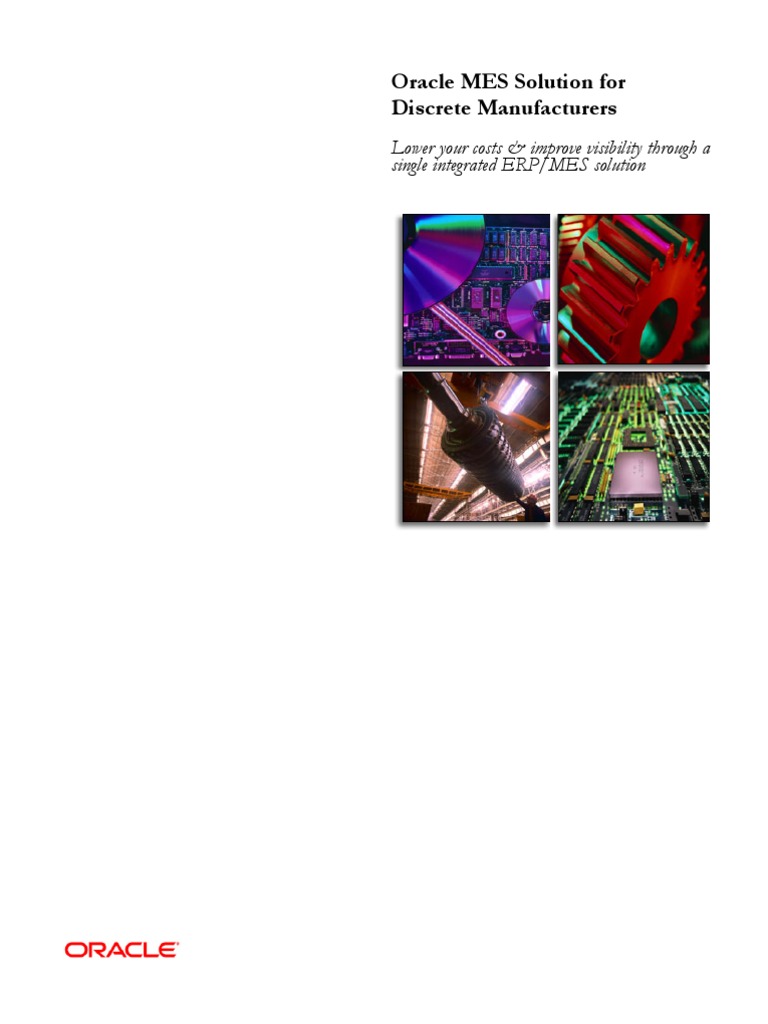 Mes Discrete Brochure v6 | PDF | Scheduling (Production Processes ...