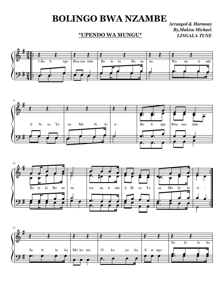 Bolingo Bwa Zambe | PDF