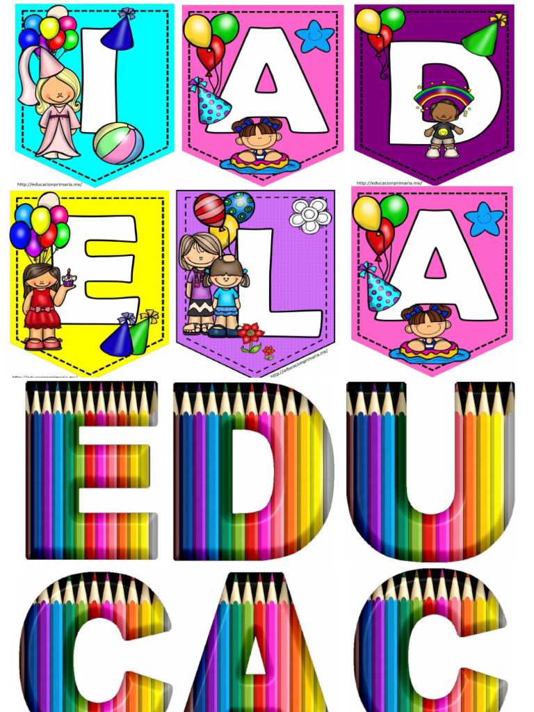 LETRAS DEL DIA DE LA EDUCACION INICIAL | PDF