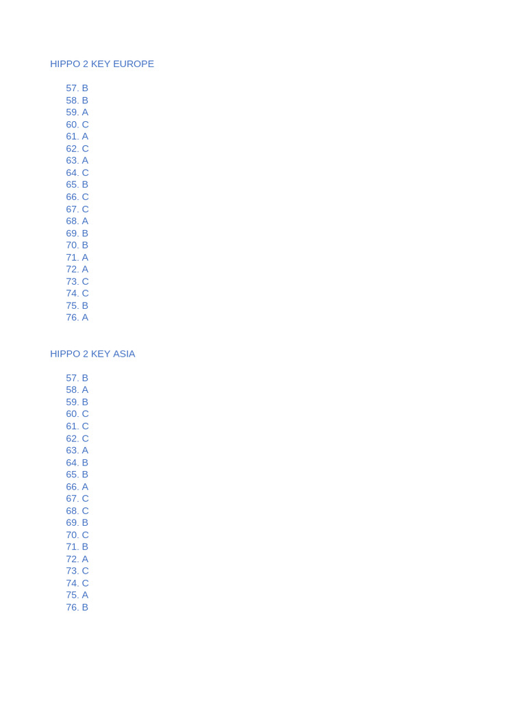 Hippo 2 2020 Keys | PDF