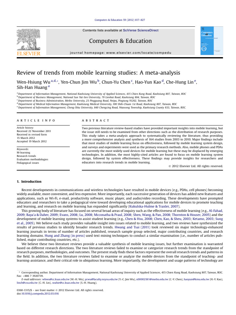 03 - 1 - Review of Trends From Mobile Learning Studies A Meta-Analysis ...