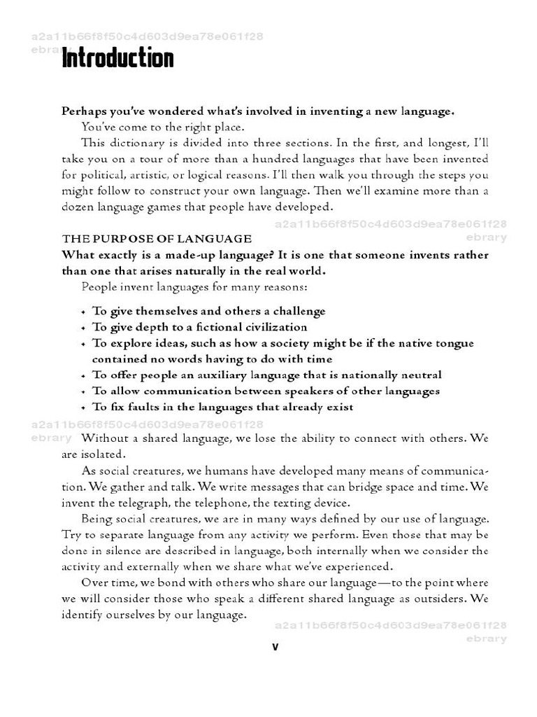 No11-Dictionary of Made-Up Languages (Rogers) | PDF