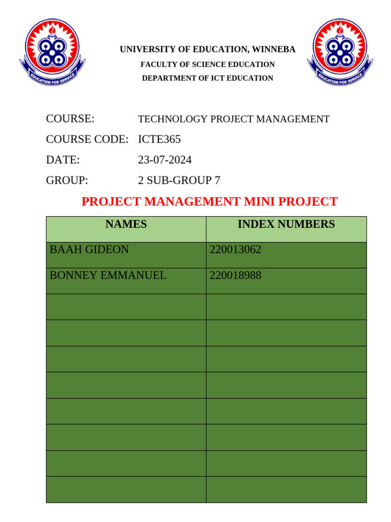 Group 2 Sub 7 - Project | PDF
