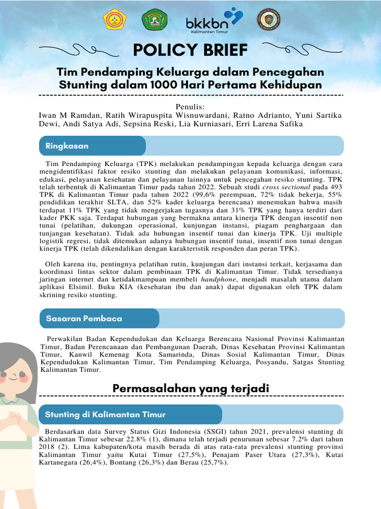 Policy Brief TPK | PDF