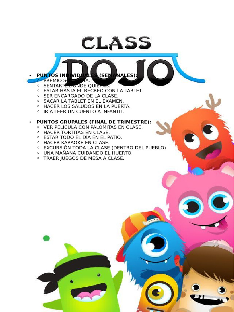 ClassDojo Rewards | PDF