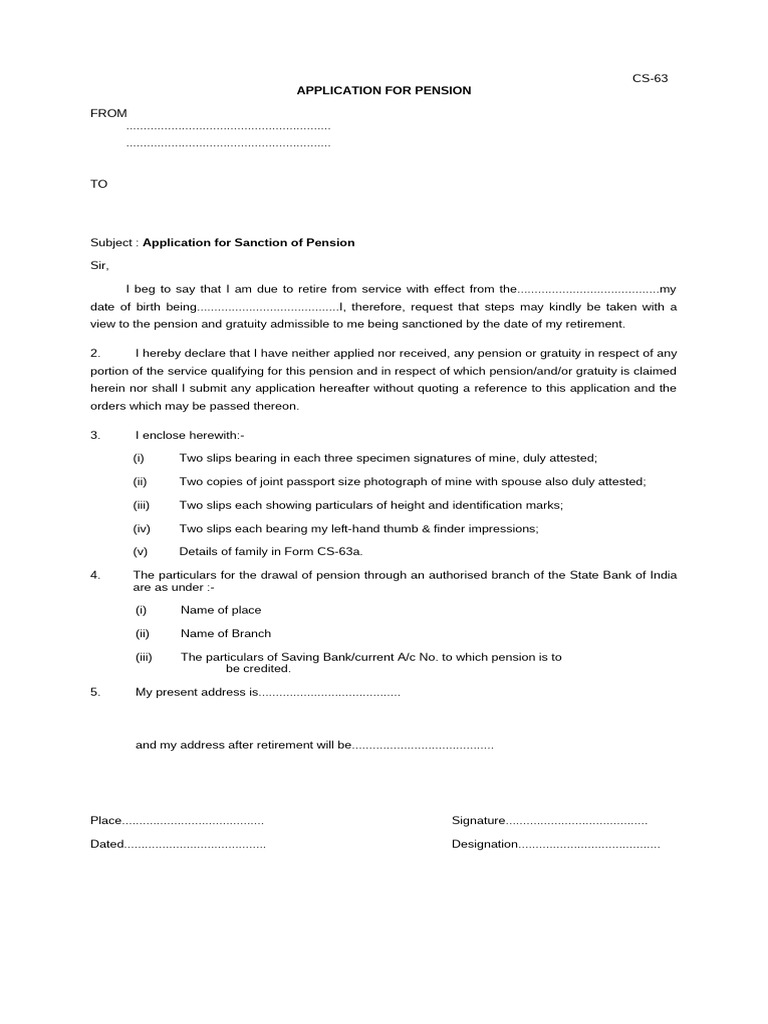 Application For Sanction of PFCS63 | PDF