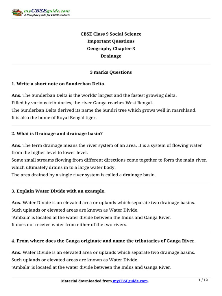 9 Social Impq Geography Ch3 3 | PDF