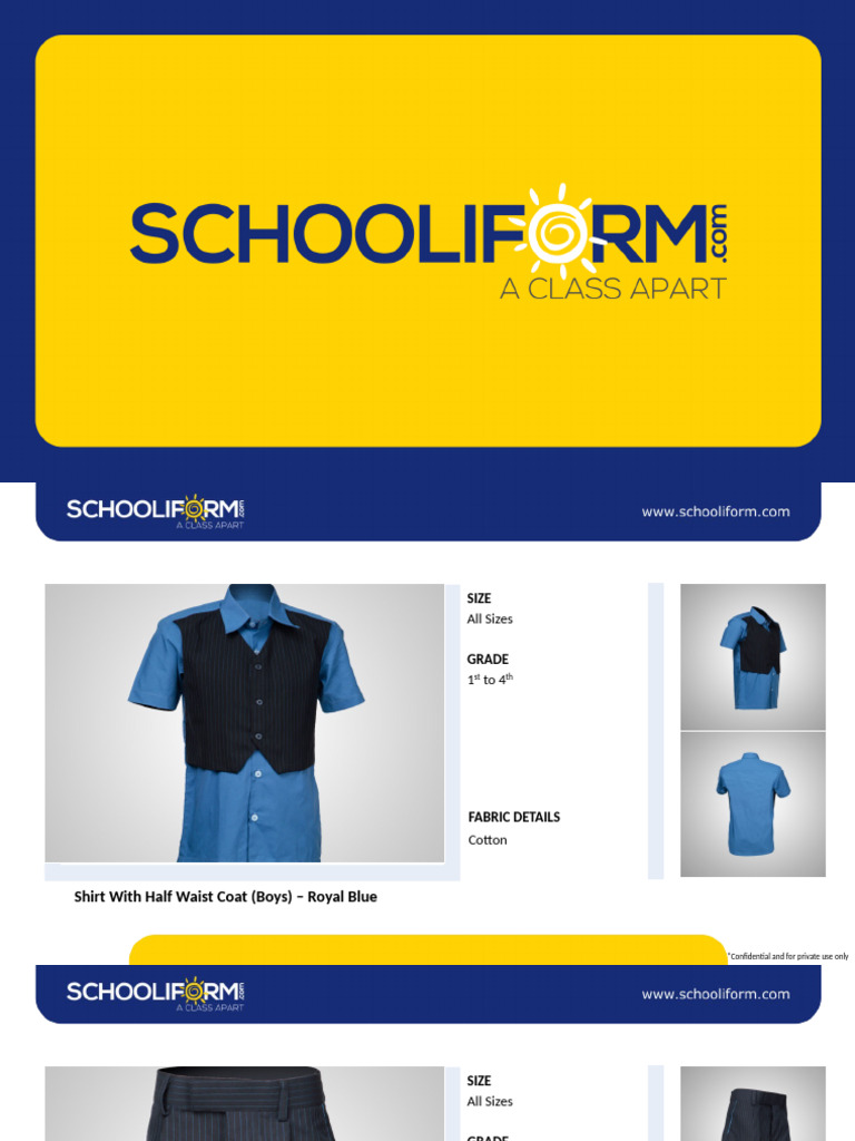 Boys and Girls School Uniforms Collection | PDF | Sock | Adidas
