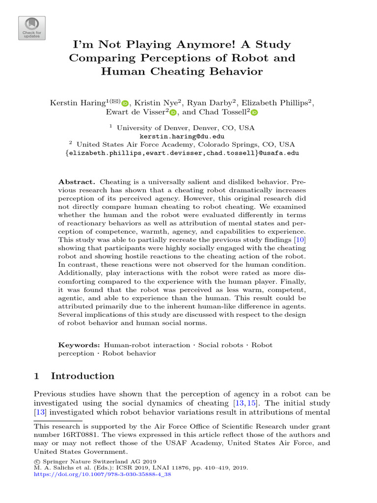 Haring 2019 Playing | PDF