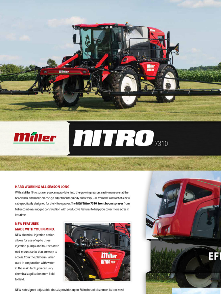 Nitro 7310 FB Sprayer Brochure FINAL | PDF | Automotive Industry ...