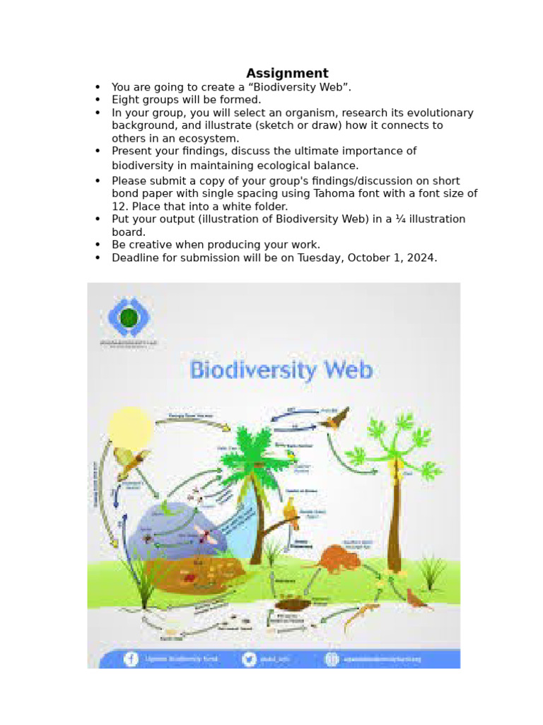 Assignment-Biodiversity-Web | PDF