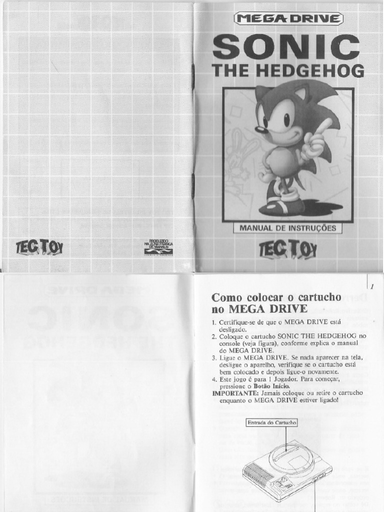 10 Sonic The Hedgehog Mega Drive Manual Bra | PDF