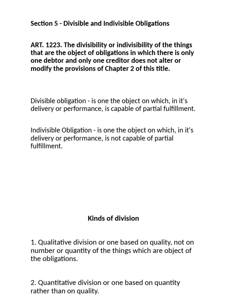OBLICON- SECTION 5&6 | PDF