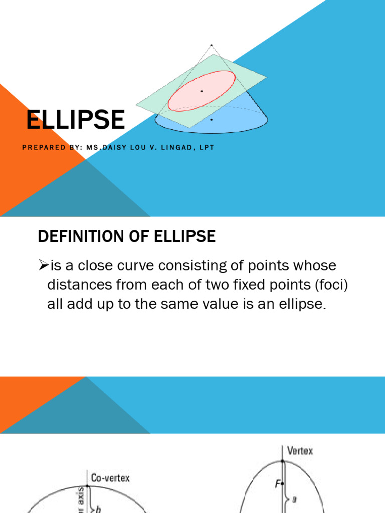 Lesson3 Ellipse | PDF