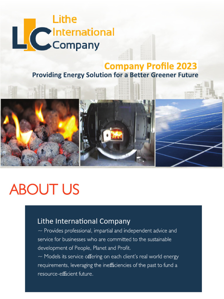 Lithe International Profile | PDF