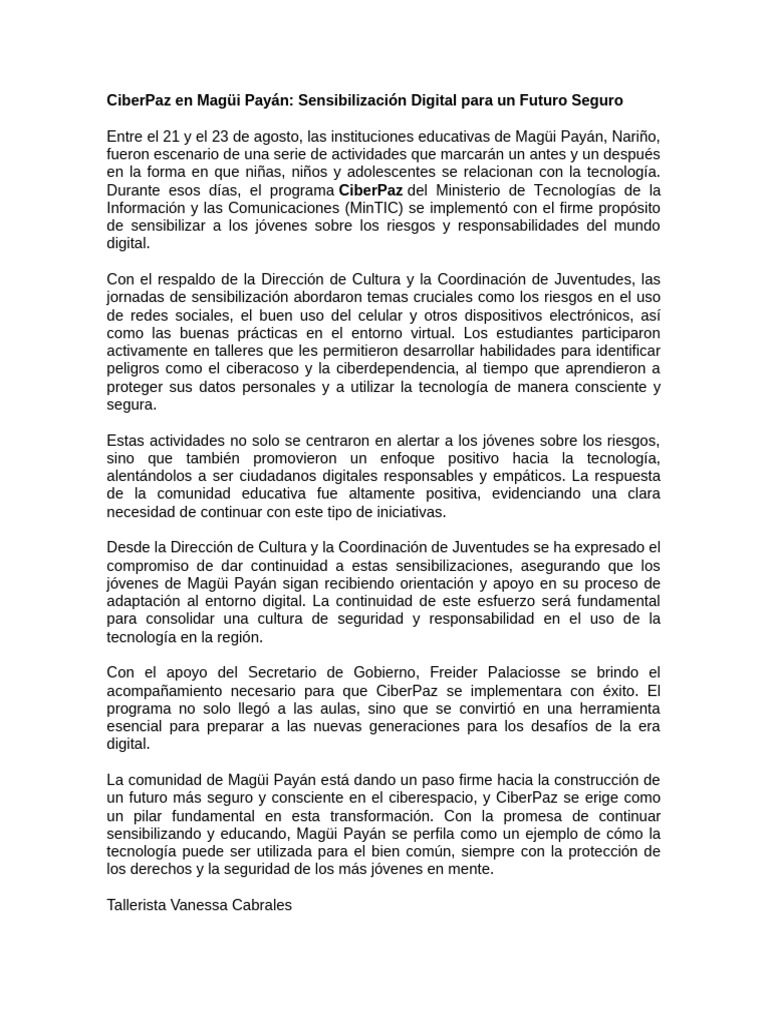 Articulo Magui Payan | PDF