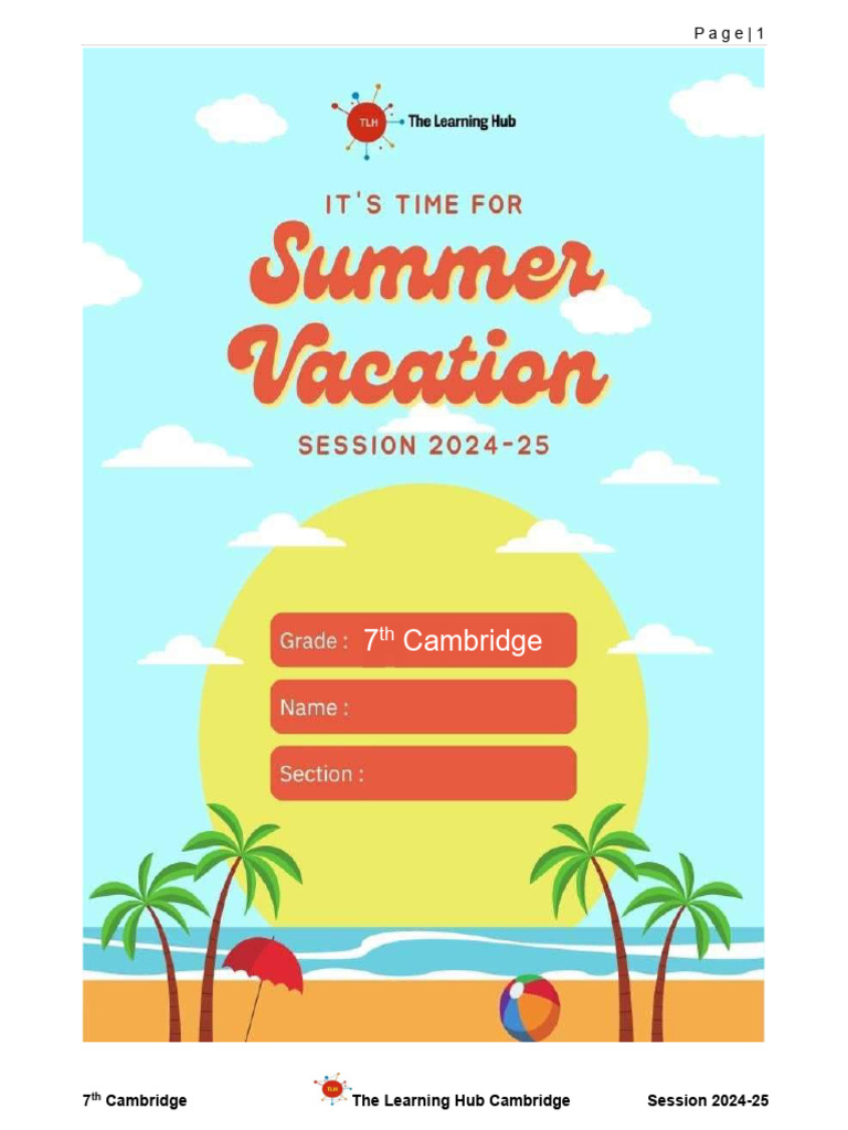 Summer Pack of 2024 TLH | PDF