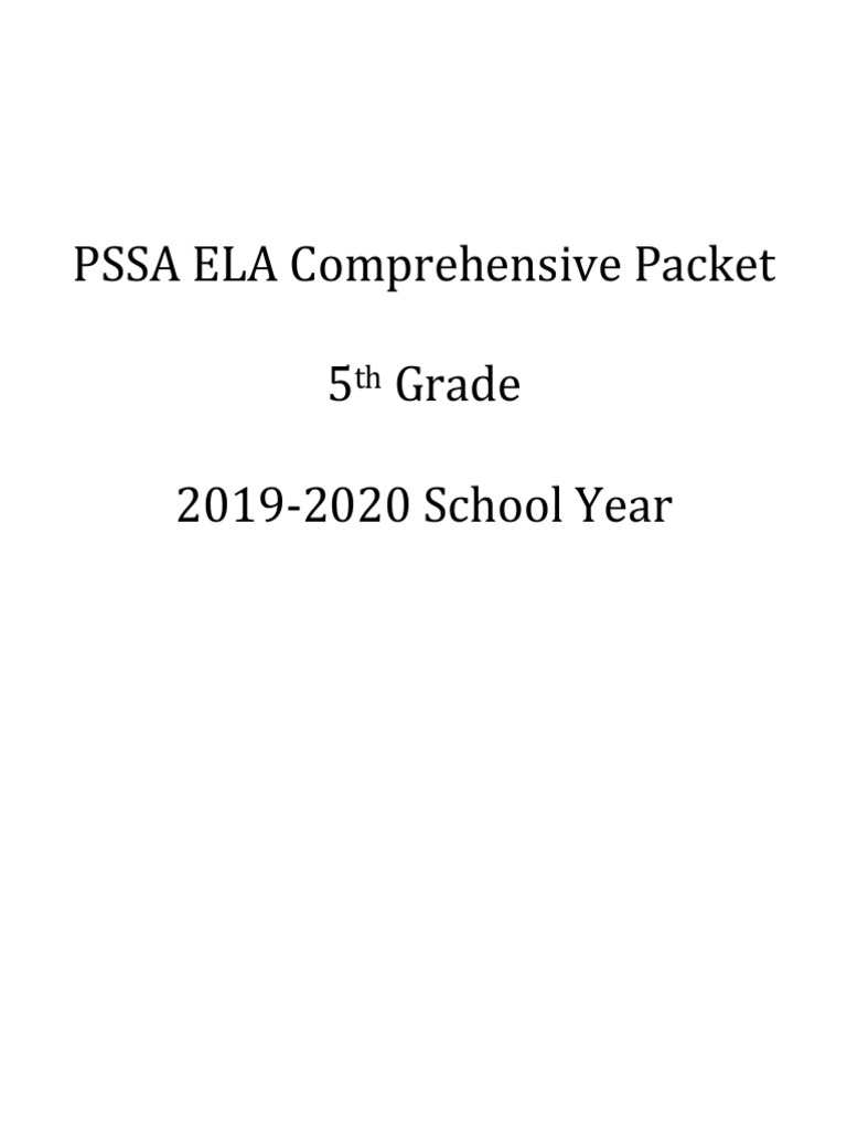 PSSA-Released-Items-ELA-Practice-19-20-1 | PDF
