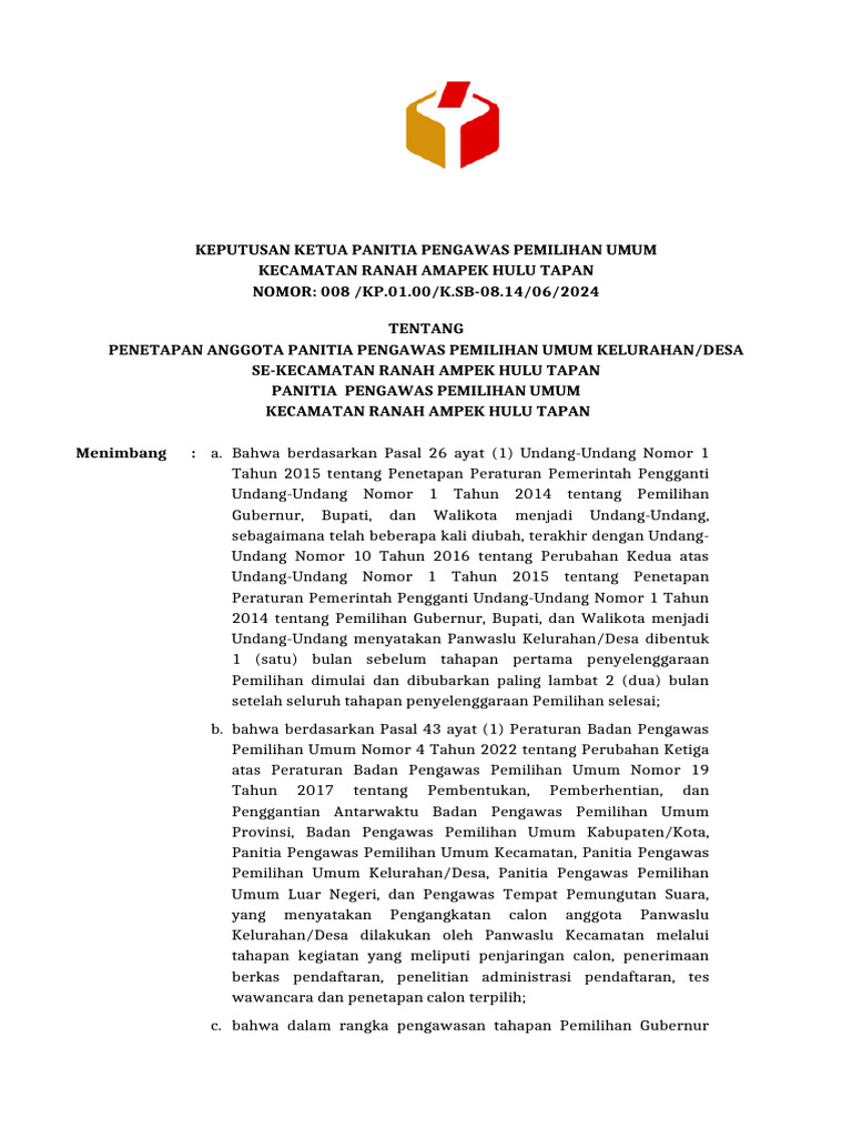 008 KP SK PKD 2024 | PDF