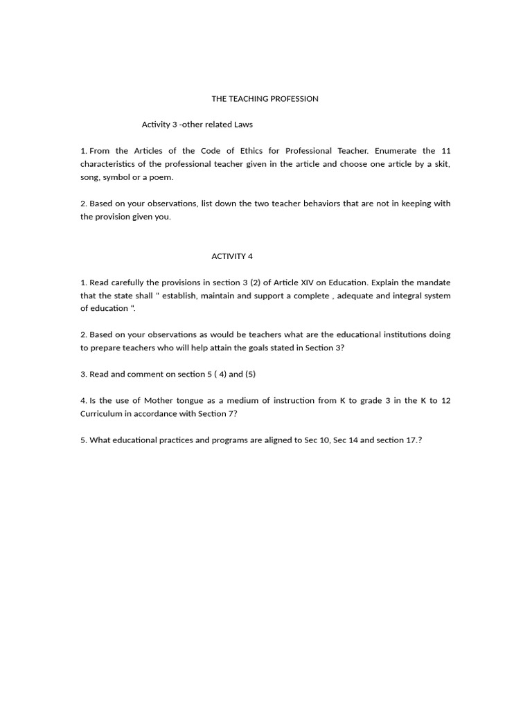 Activity 3 and 4 Module4 | PDF