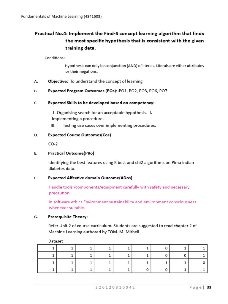 ML Manual PRC 04 | PDF