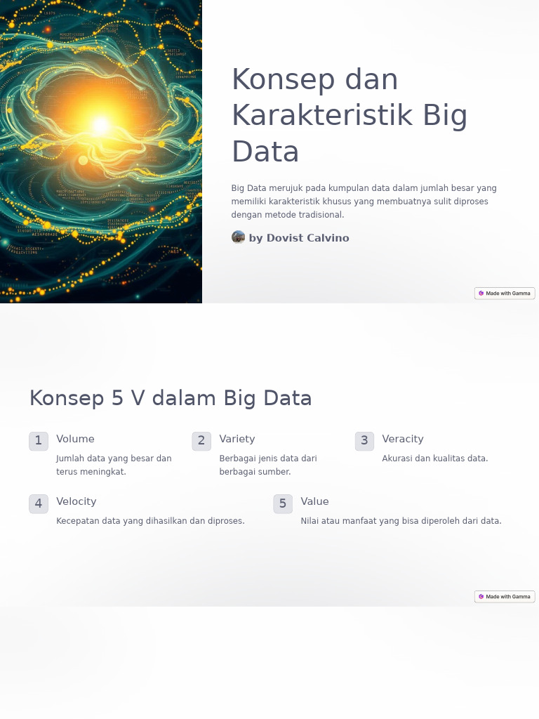 Konsep Dan Karakteristik Big Data | PDF