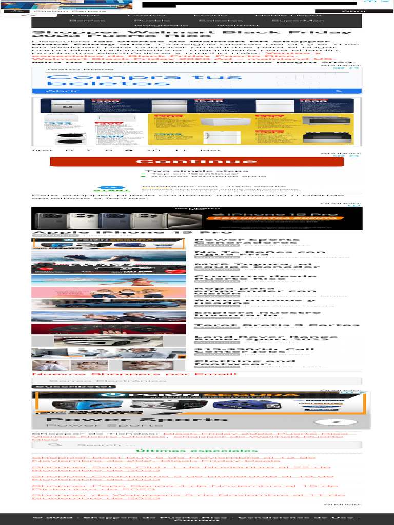 Shopper Walmart Black Friday 2023 Puerto Rico | PDF