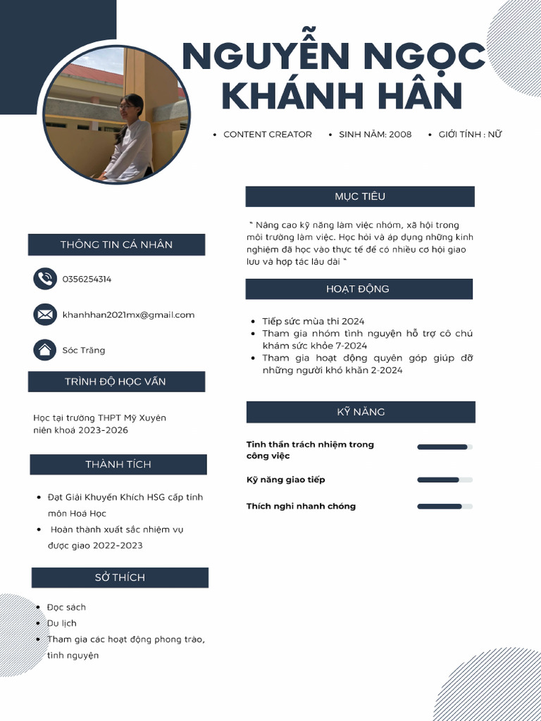 CV C A Khánh Hân PDF | PDF