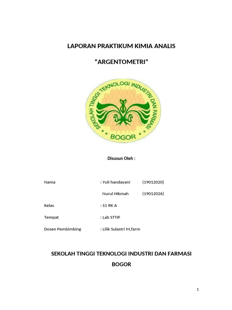 LAPORAN PRAK.3 KIMNAL | PDF
