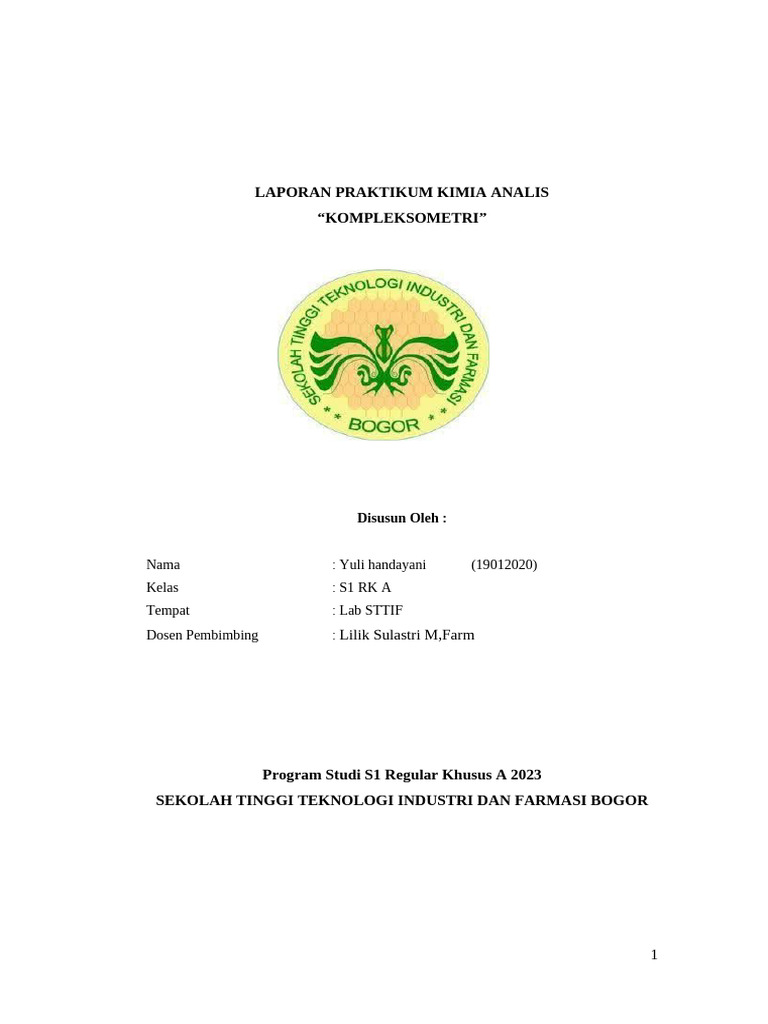 Laporan Prak.4 Kimnal | PDF