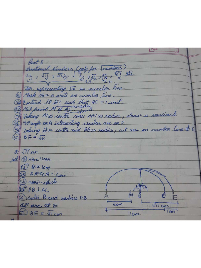 Irrational On Number Line Research | PDF