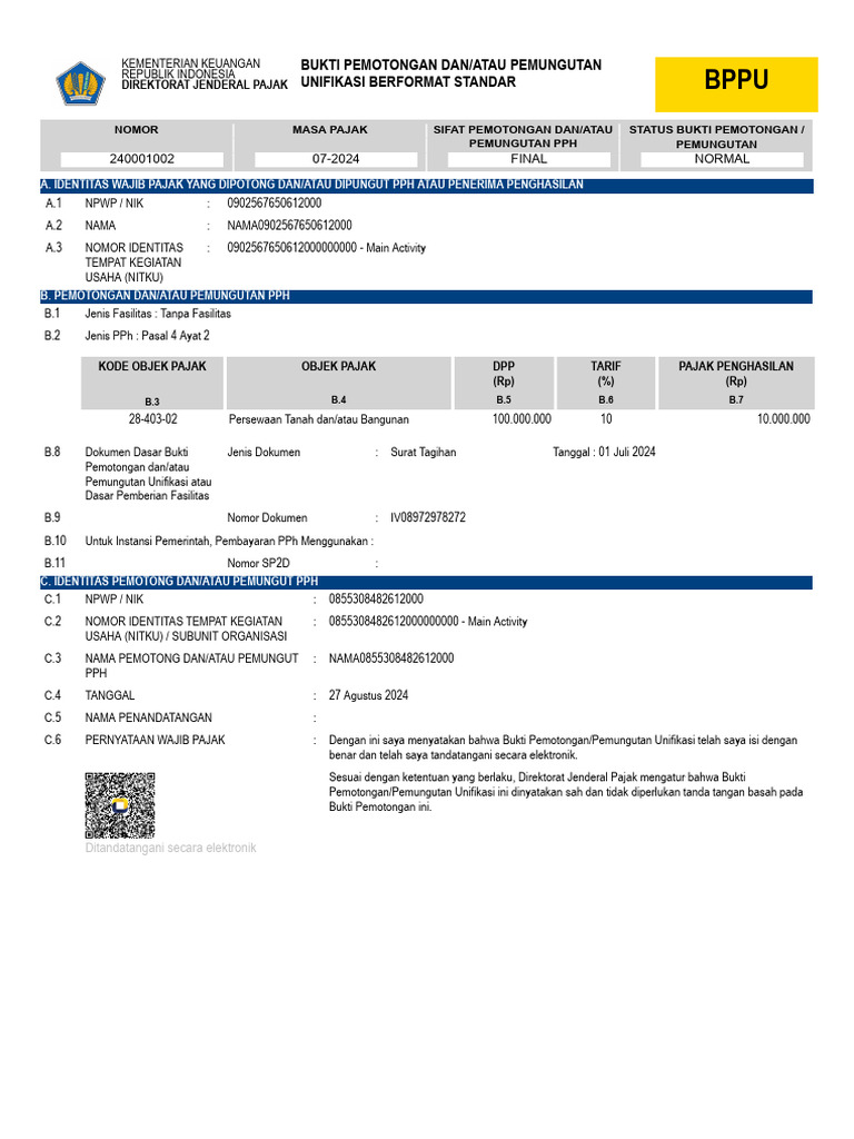 M_01-DOC001_SPT_Unifikasi_BPU_240001002 | PDF