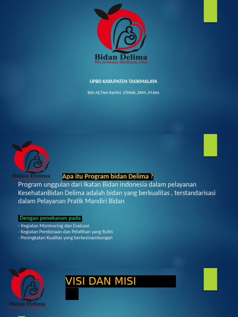 Presentation Bidan Delima | PDF