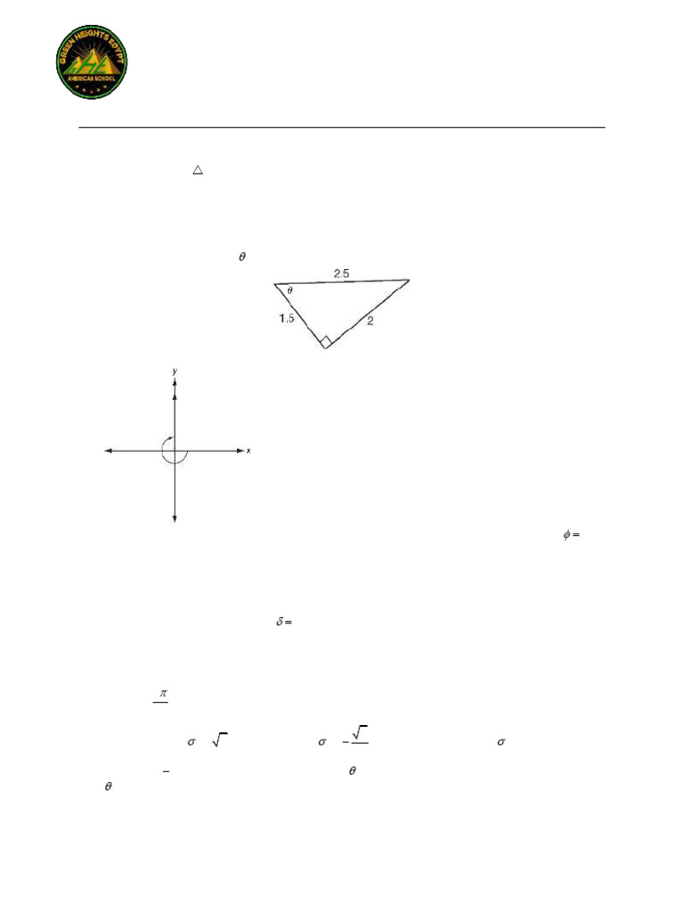 Trigonometry Grade 11 | PDF