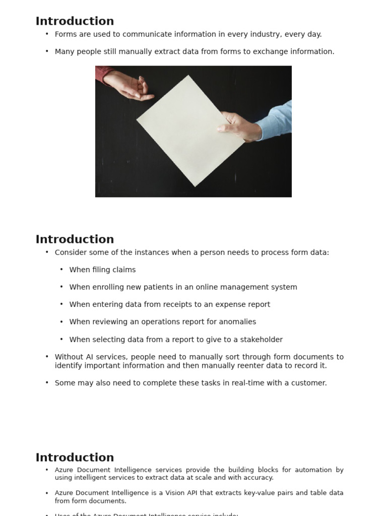 03 Extract Data From Forms With Azure Document Intelligence | PDF ...
