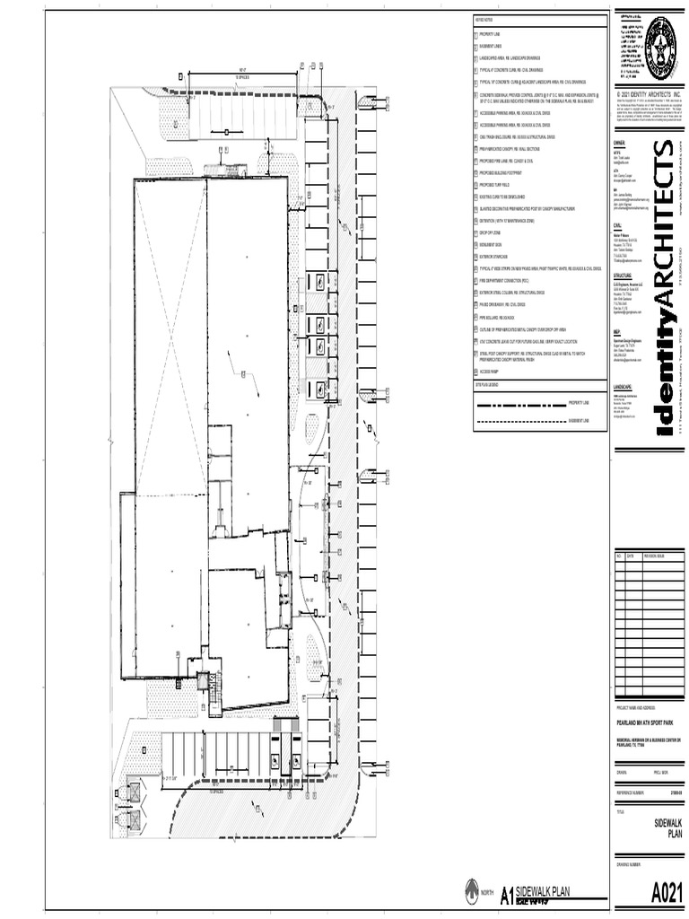 Pearland Sports Park Site Plan | PDF | Engineering | Real Estate