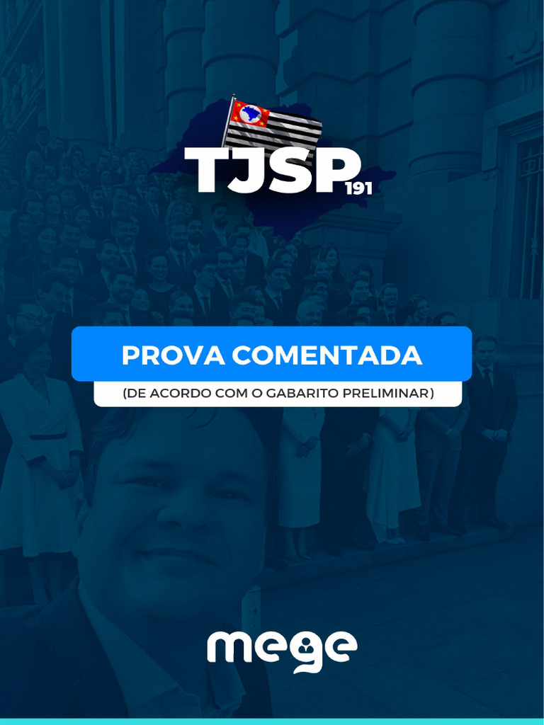 TJSP 191 (Prova Comentada) - MEGE, 02-10-2024. | PDF