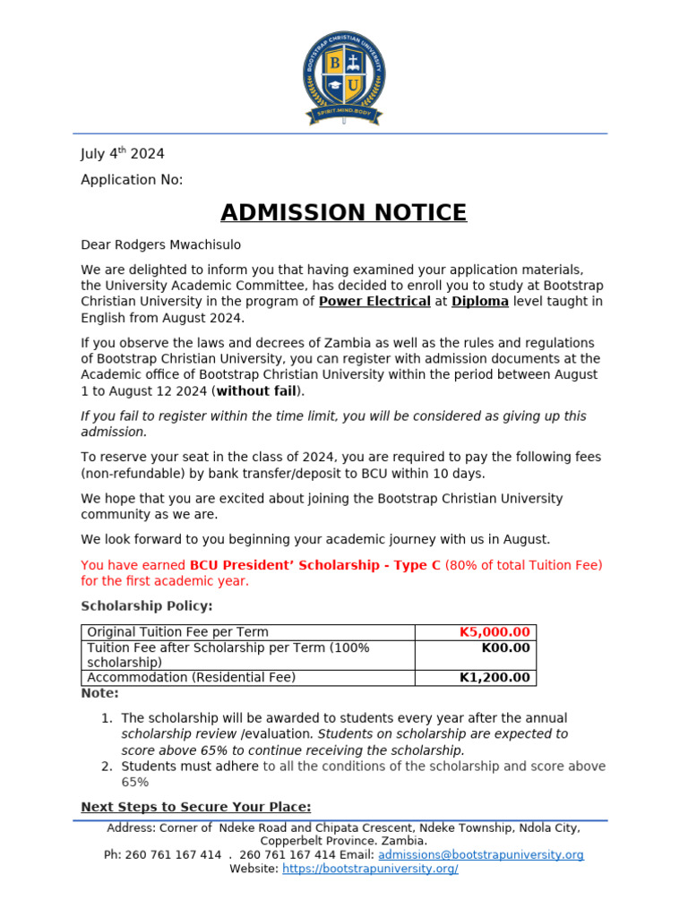 Admission Notice 2024 (Diploma) | PDF