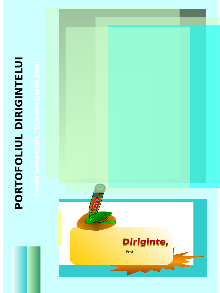 Caietul Dirigintelui | PDF